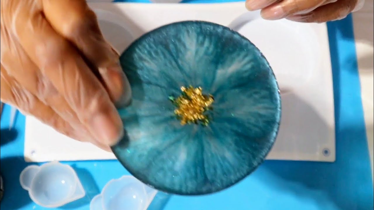 Resin Coasters | Simple and Easy Resin Coasters with Alcohol Ink and ...