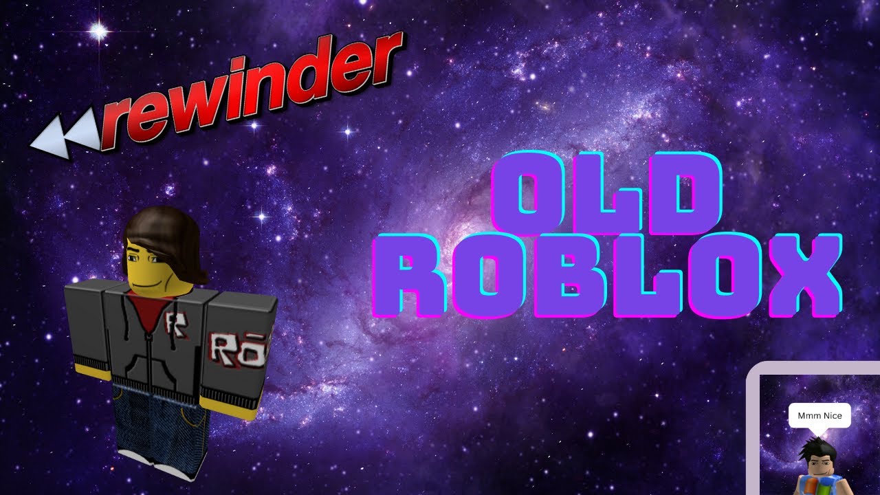 Playing Old Roblox With Rewinder! - YouTube