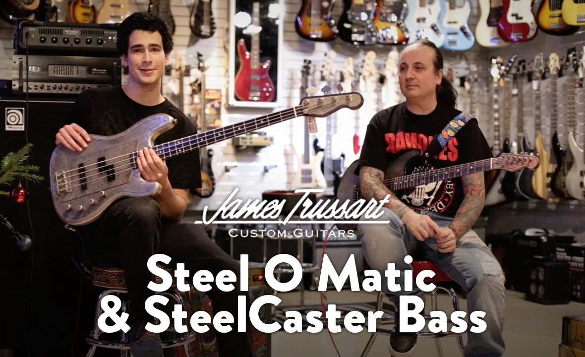 [Guitare & Basse] James Trussart Steel O Matic & SteelCaster Bass ...