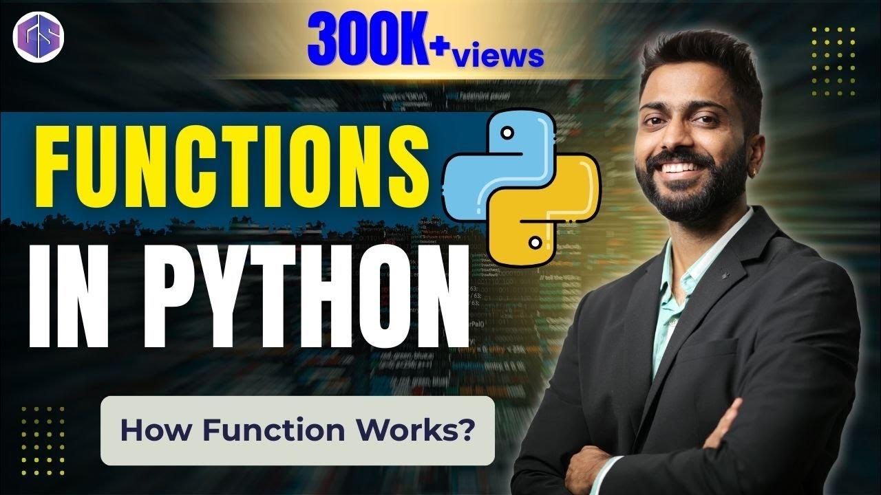 Function in Python | How Function works | Python for beginners - YouTube