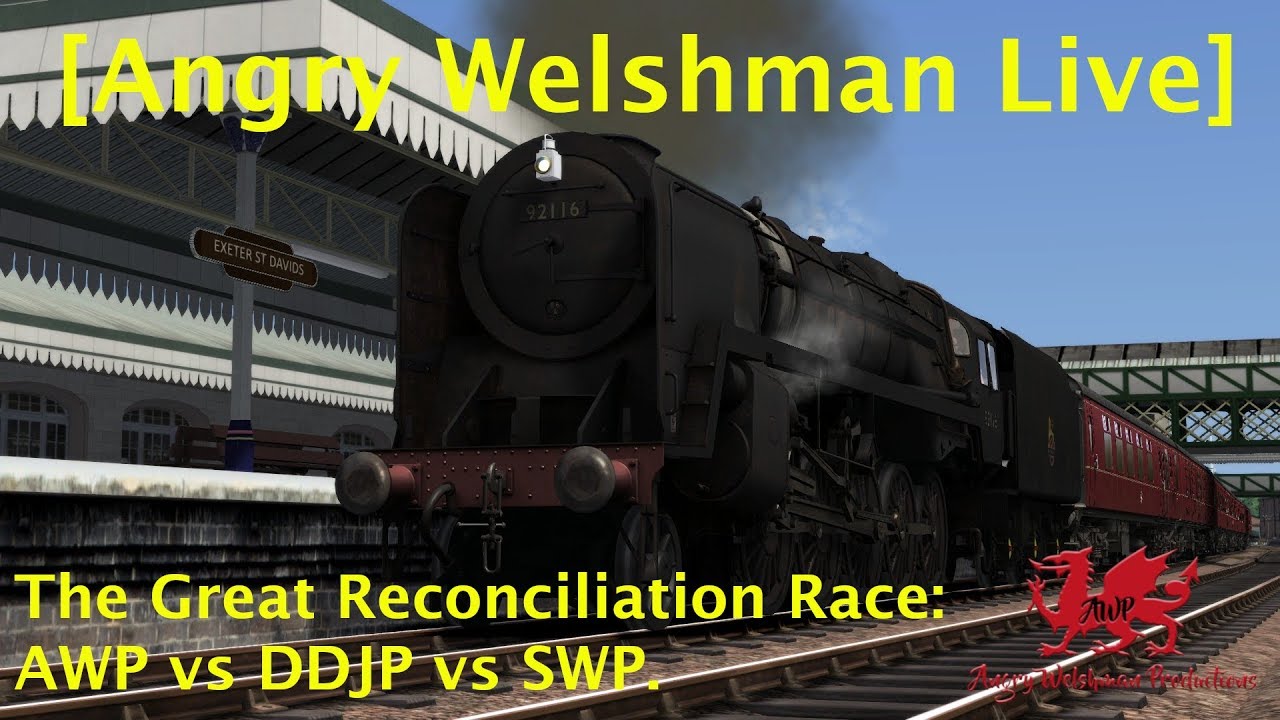 [Angry Welshman Live] The Great Reconciliation Race! Feat: DDJP & SWP ...