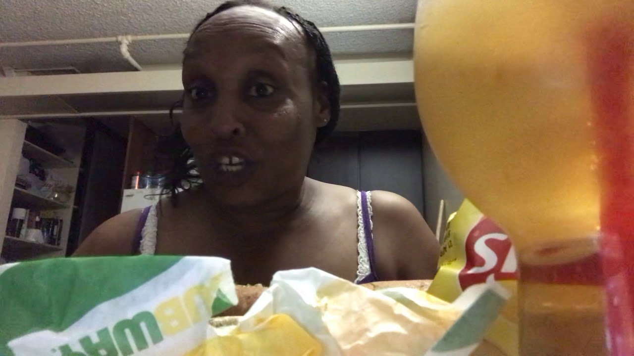 Eating subway sandwich 🥪 tonight my own specialty 🥖 - YouTube