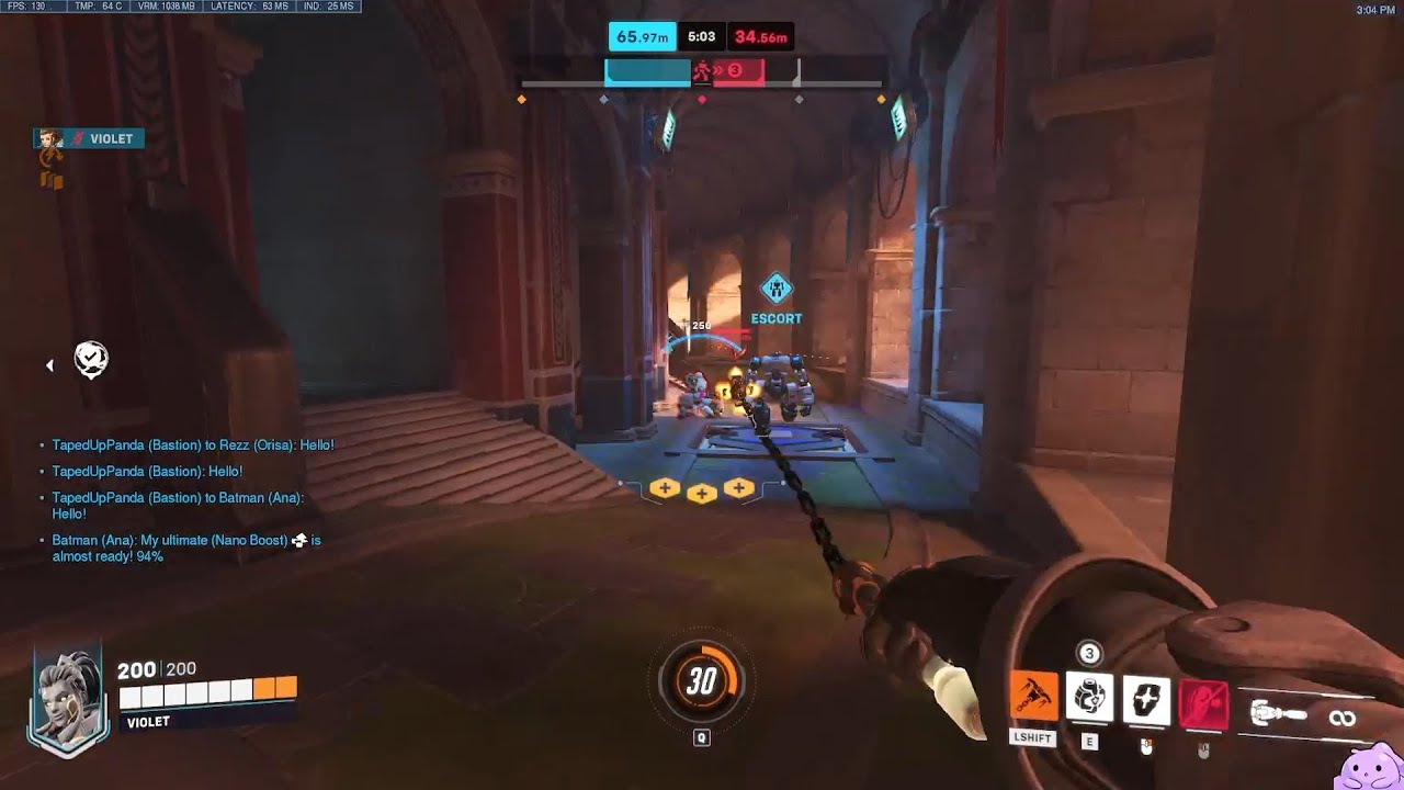 VIOLET - NEW MAP - COLOSSEO! NEW MODE PUSH! BRIGITTE GAMEPLAY OVERWATCH ...