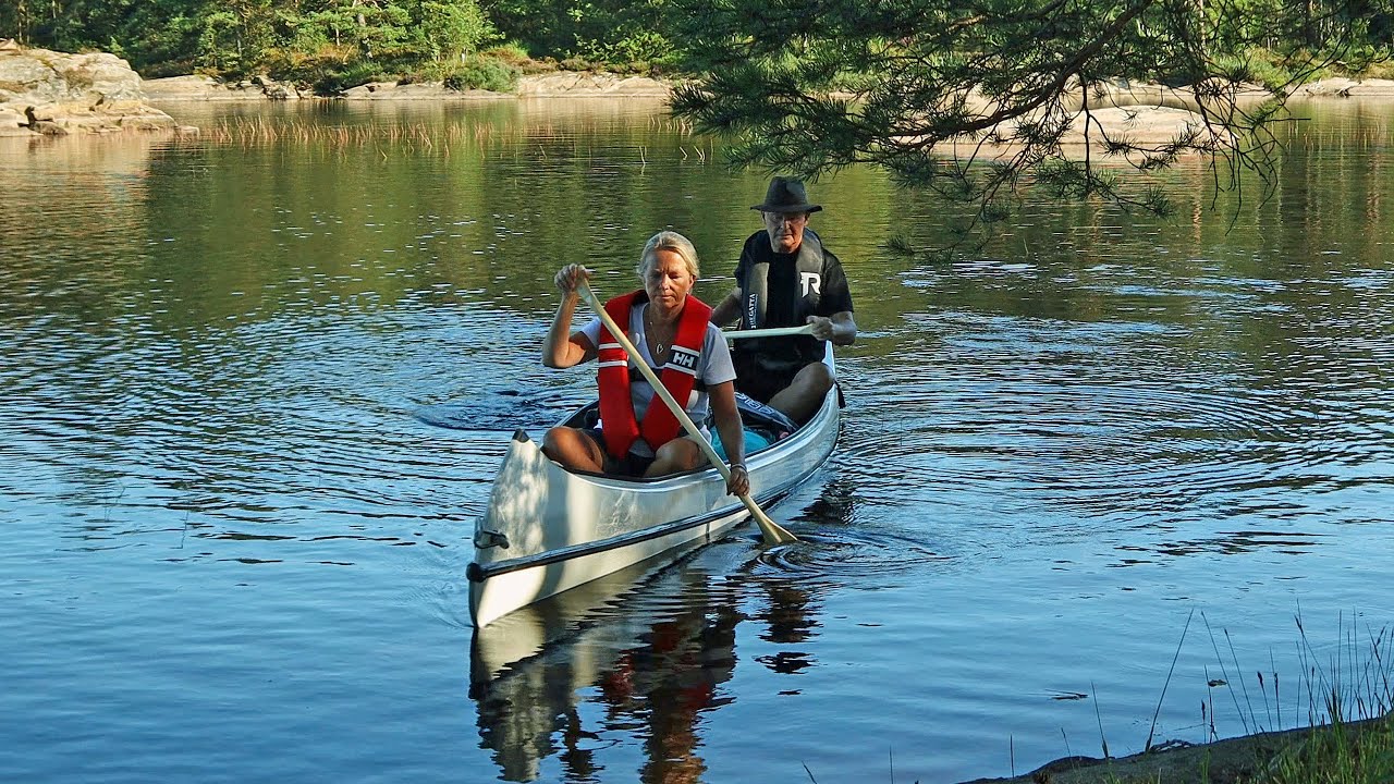 Wilderness canoe camping, bushcraft and campfire cooking, wild camping ...