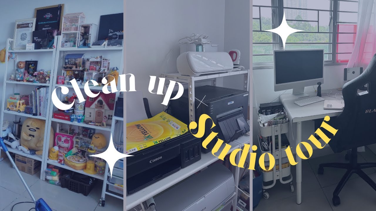 Cleaning up + UPDATED STUDIO TOUR 🖌️🎨 - YouTube