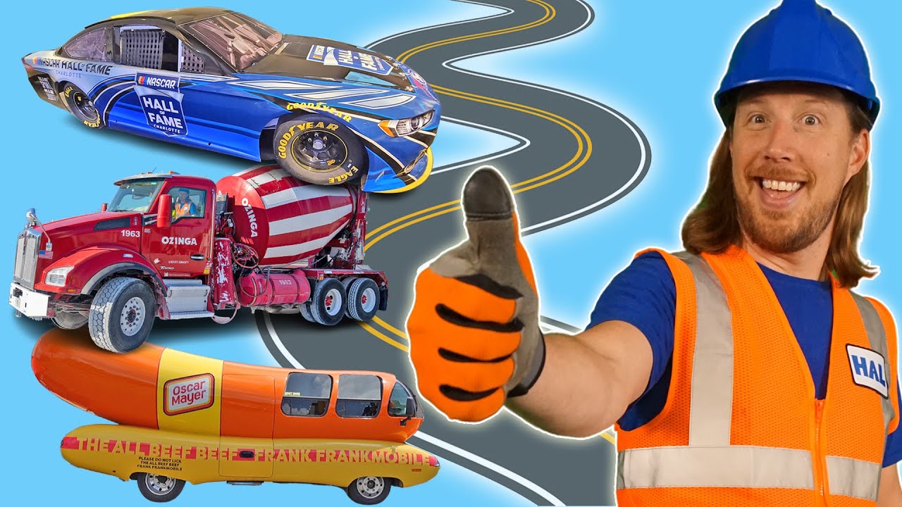 Amazing Vehicles with Handyman Hal | Trucks and Cars for Kids - YouTube