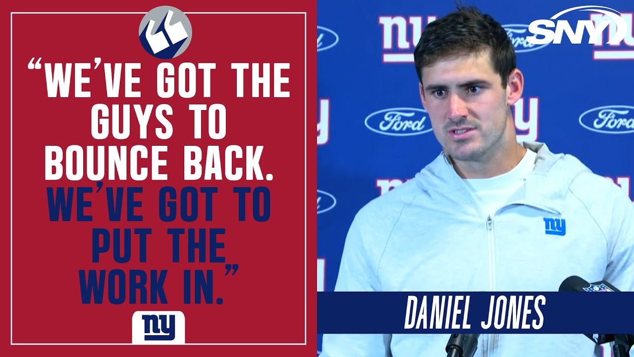 Daniel Jones gives update on neck injury, talks continued struggles in ...