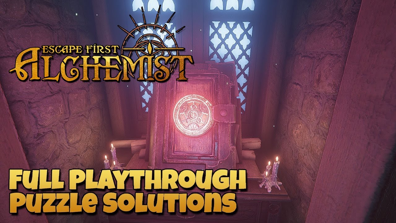 Escape First Alchemist | Full Playthrough | All Puzzle Solutions [Fast ...