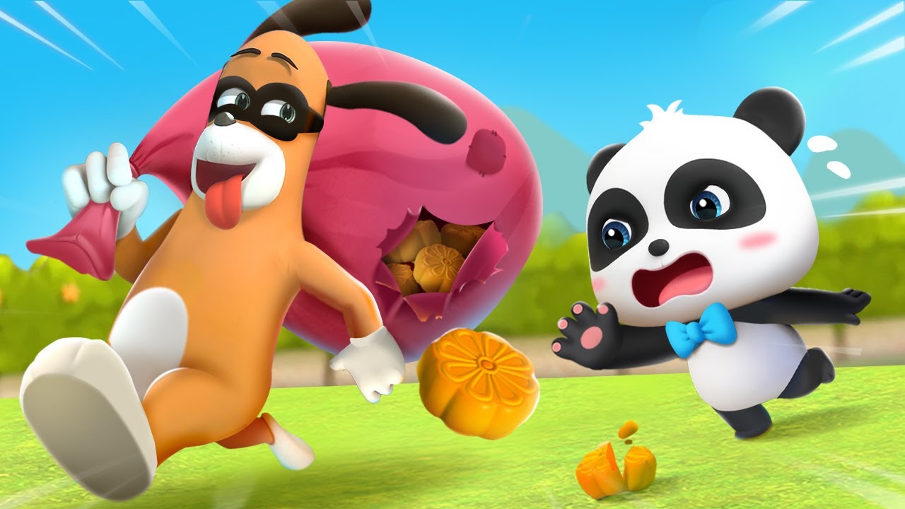 Magical Chinese Characters Ep 9 - Who Took the Mooncake? | BabyBus TV ...