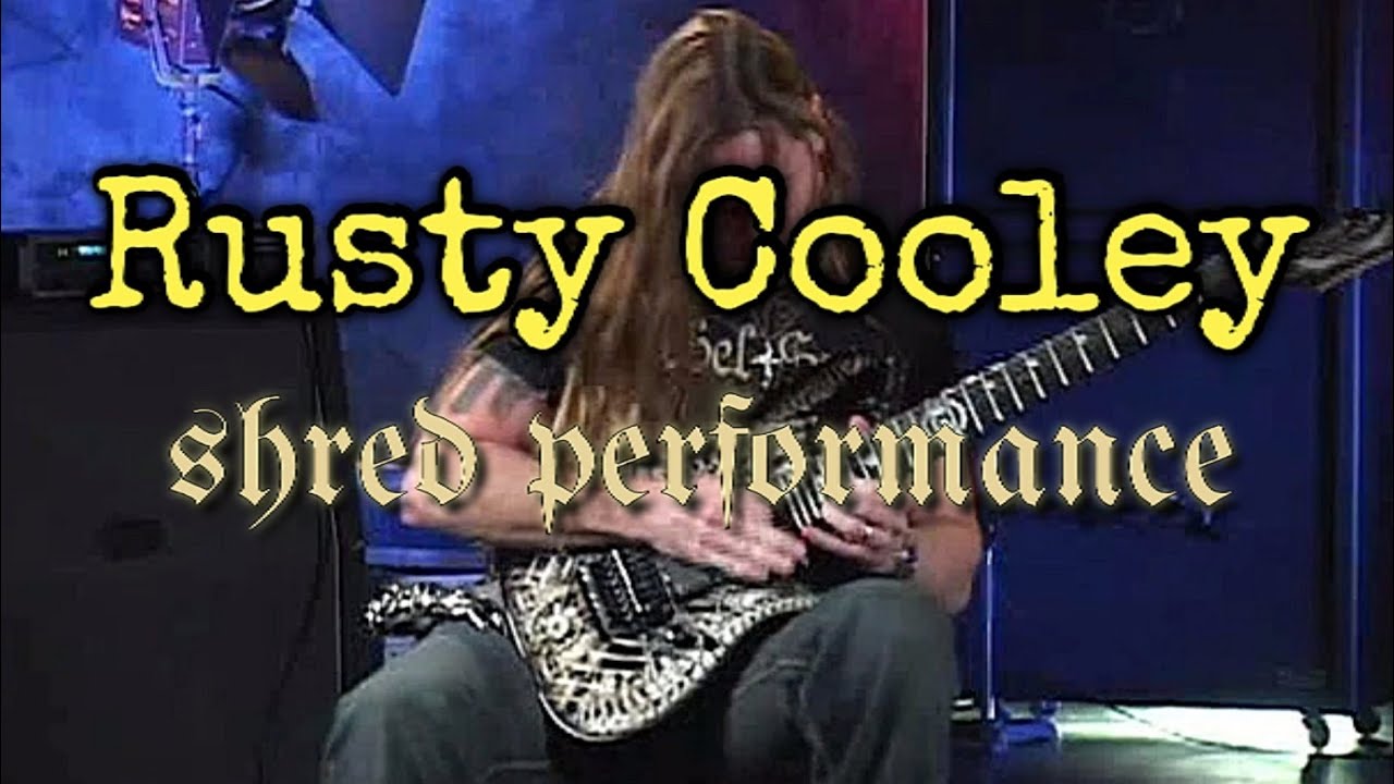 Rusty Cooley | Metal Shred Performance - YouTube