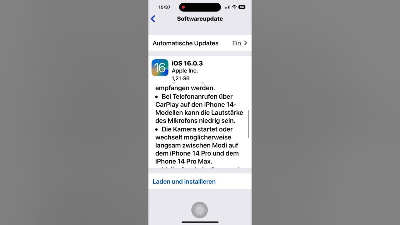 Apple liefert Hotfix mit iOS 16.0.3 und watchOS 9.0.2 aus | #apple #ios16 #watchos - YouTube