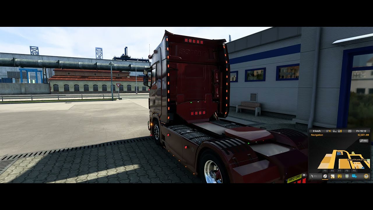 ETS2 Next Scania NG spoiler lightbar - YouTube
