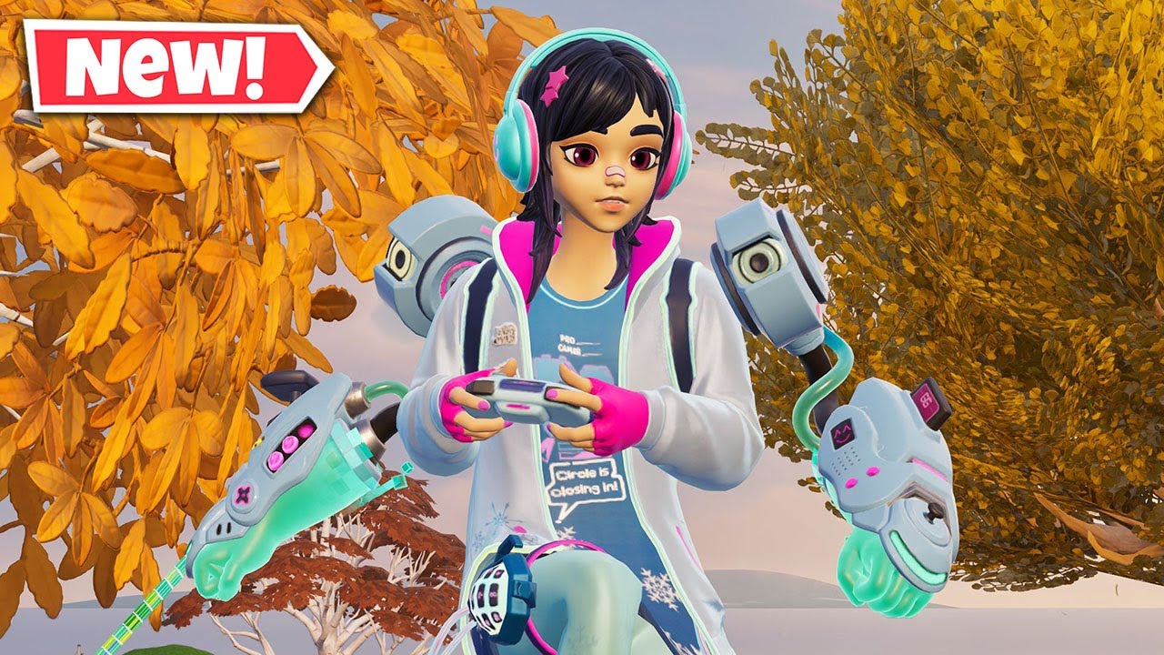 NEW BATTLE GAMER MAE Skin Gameplay In Fortnite! - YouTube