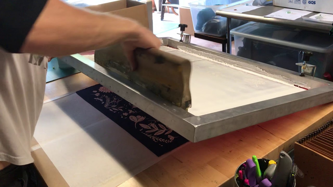 Bandana Screen Printing - YouTube