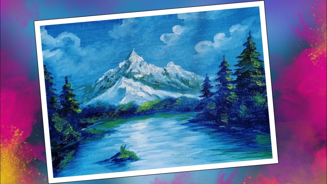 How to draw Beautiful Nature Scenery for Beginners | Drawing Tutorial ...