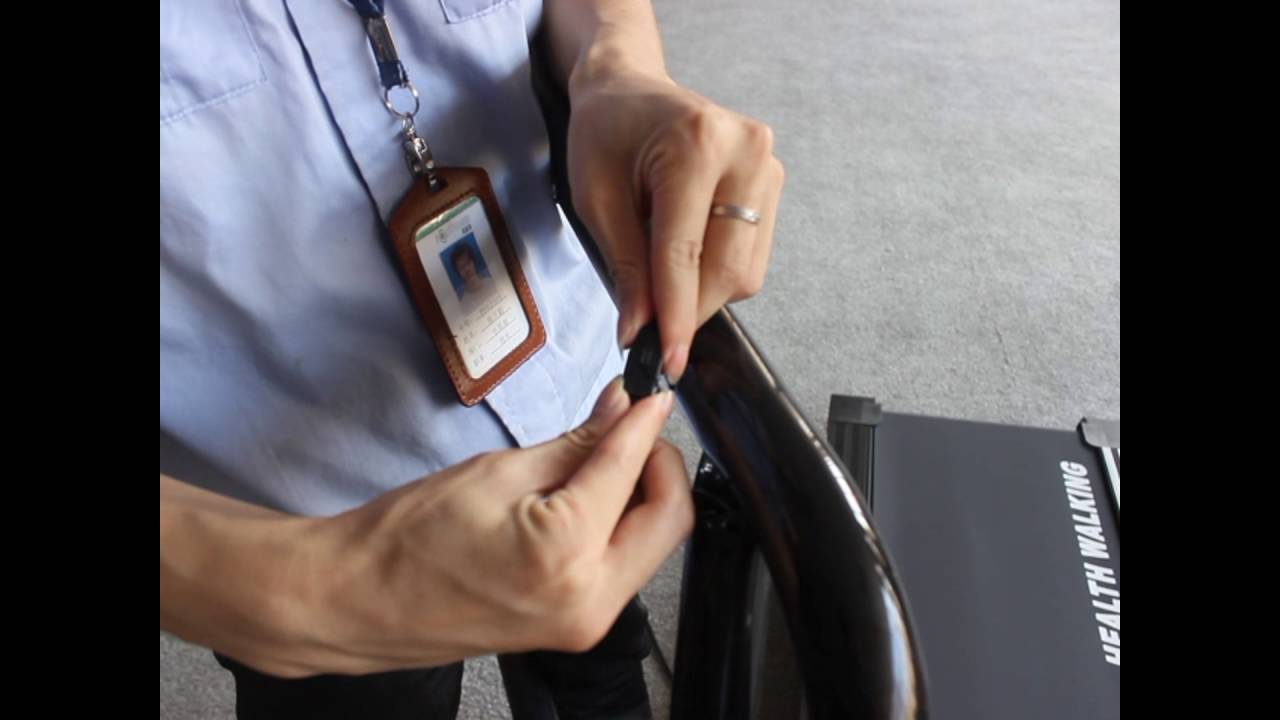 Treadmill cable connect - YouTube