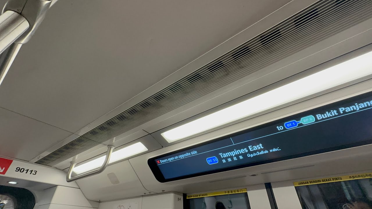 MRTravels on the Downtown Line: C951 Trainset 9011 from Tampines East ...