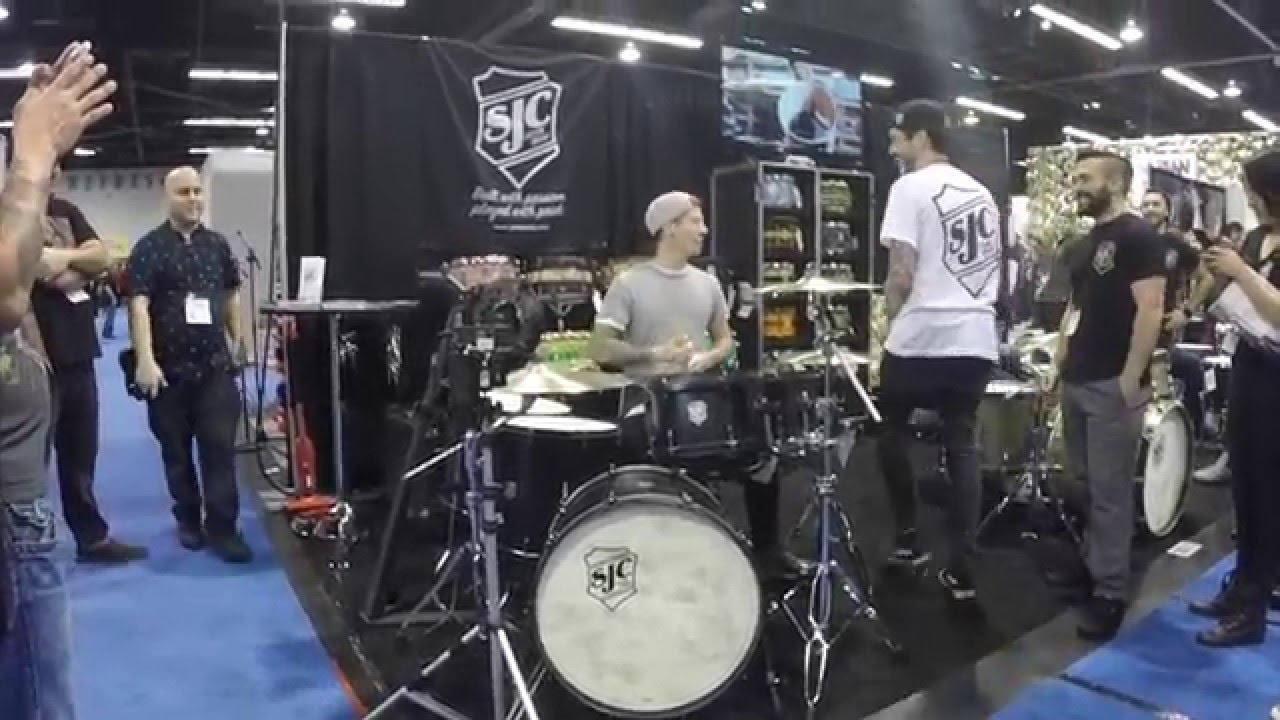 NAMM 2016 - Josh Dun, SJC Booth, and more! - YouTube