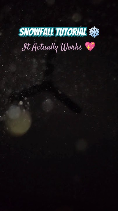 Snowfall tutorial ️💖 || #snowfall #snowman #snow #viralvideo #shortsfeed #youtubeshorts - YouTube