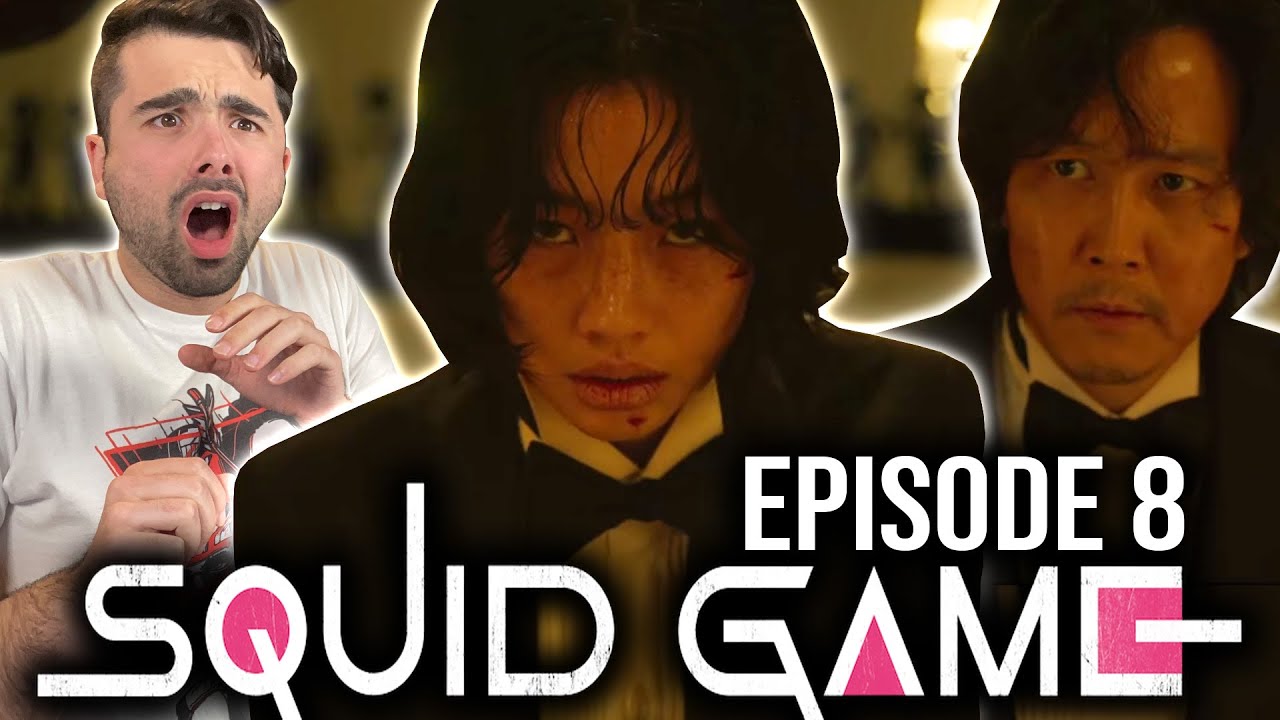SQUID GAME EPISODE 8 REACTION! - YouTube