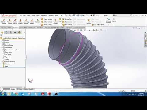 How to use the Flex Command in Solidworks - YouTube
