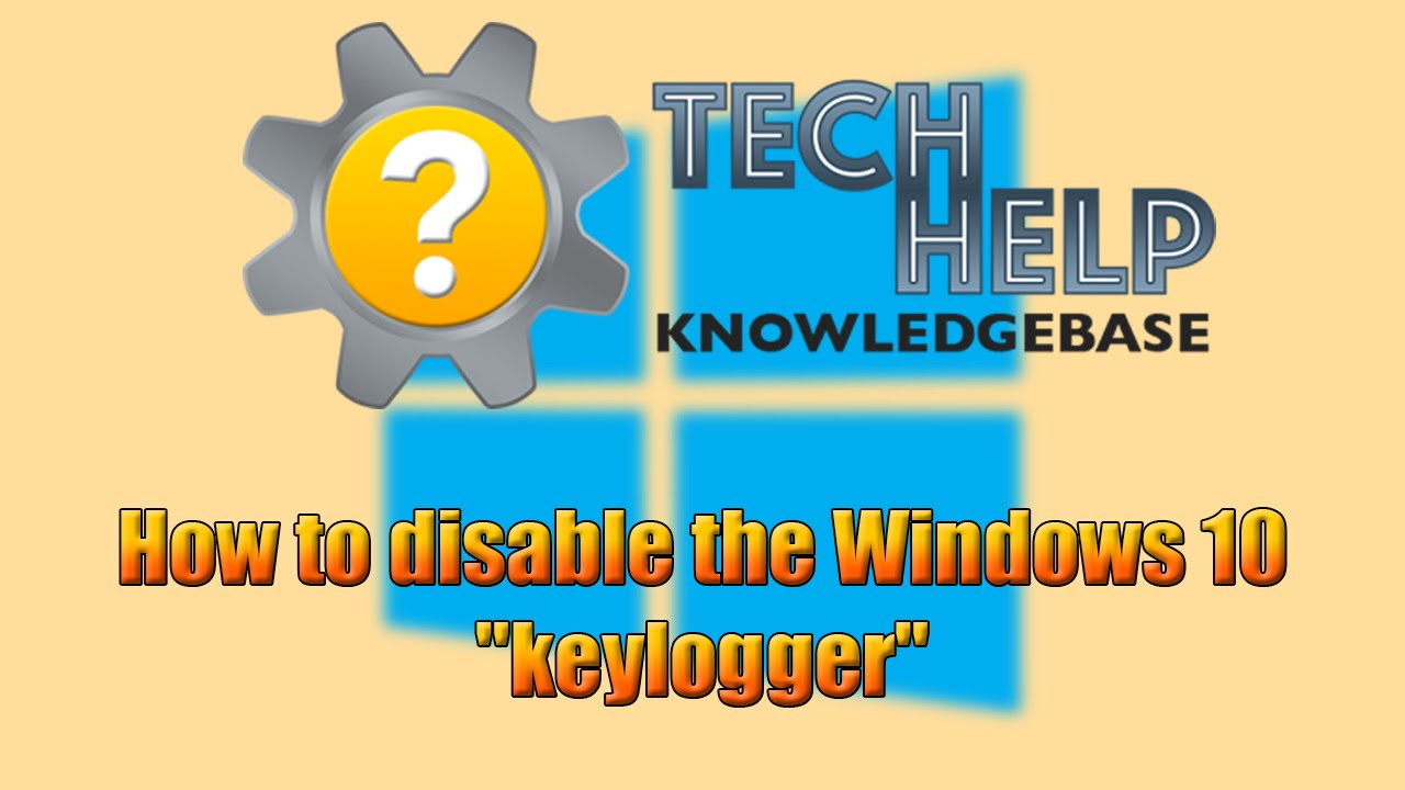 How to disable the Windows 10 "keylogger" - YouTube
