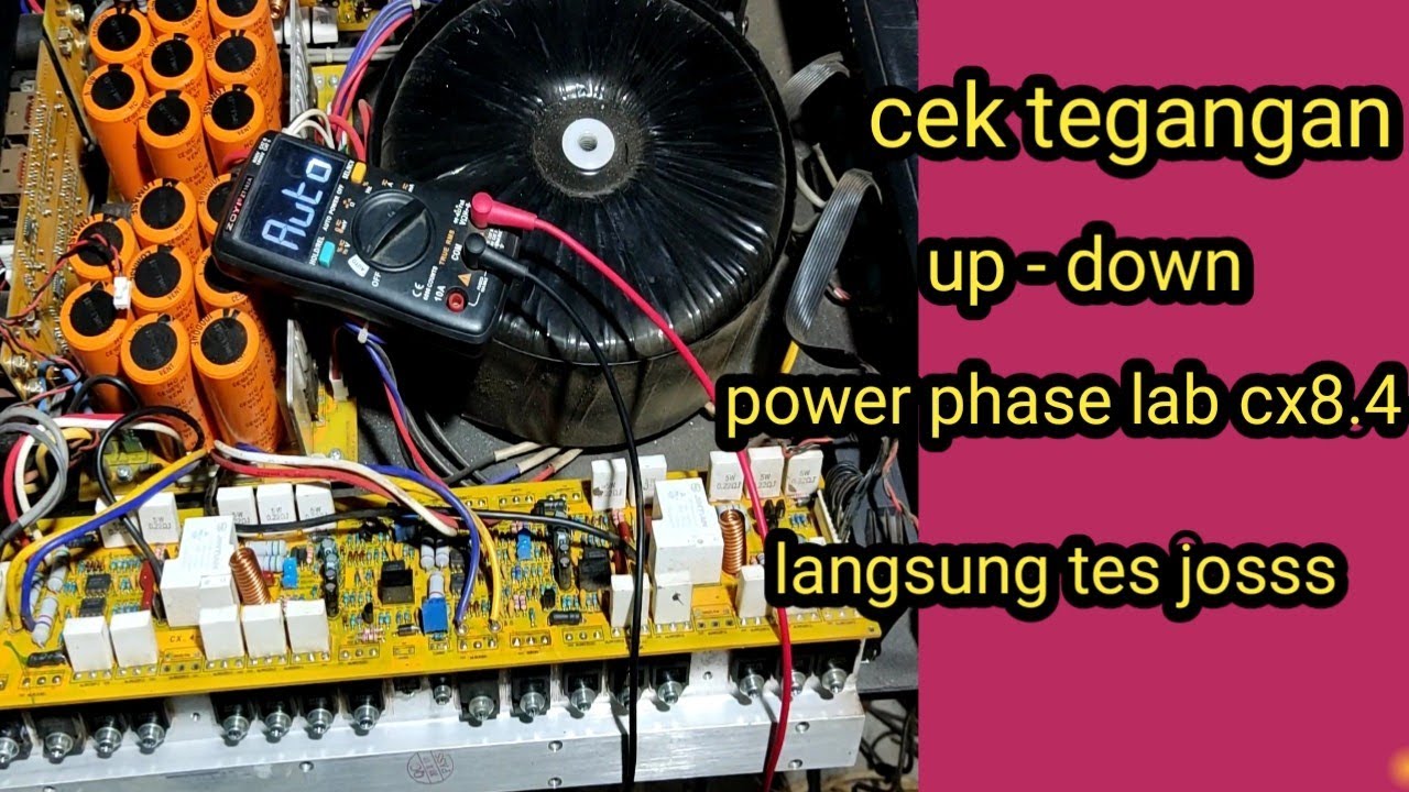 cek tegangan power phase lab cx8.4(@bintang mitra elektronik) - YouTube