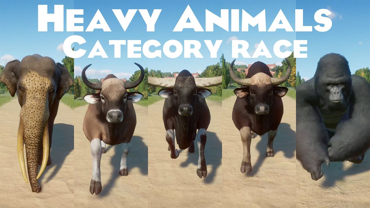 Heavy Animals Races in Planet Zoo included Elephant, Jersey Cow ...