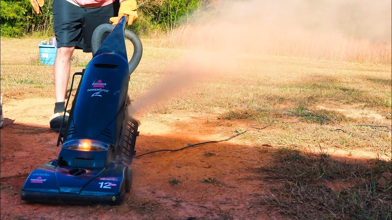 Bissell Powerforce Bagged 3552 Vacuum Destruction - YouTube