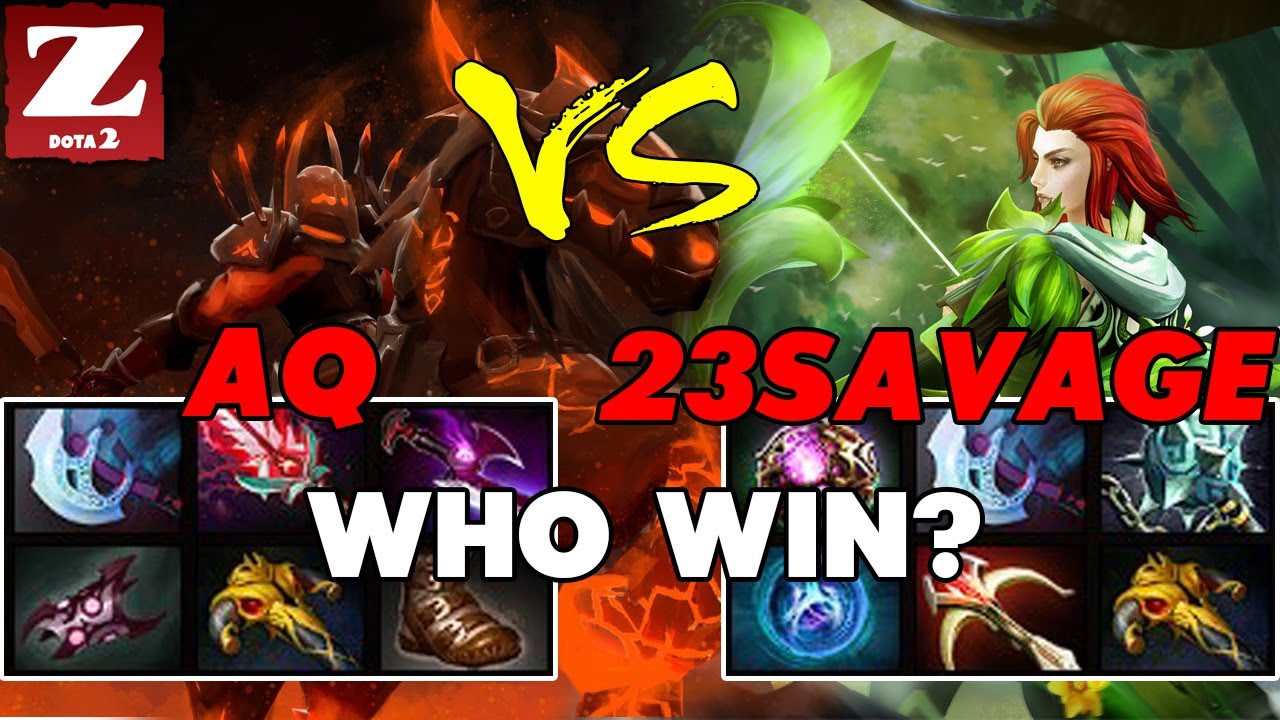 AQ Chaos Knight vs 23SAVAGE Windranger - Hard Carry Battle - Z Dota 2 Channel #dota2 #23savage ...