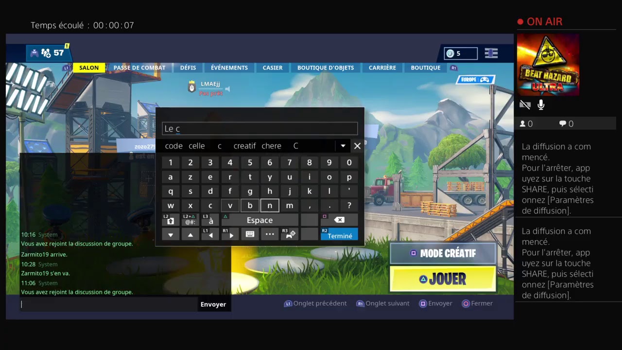 Je donne le code du parkour a michou est abonner vous si voux aimer ...