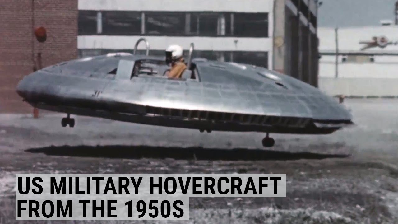 The US military tried to develop a hovercraft in the 1950s - YouTube