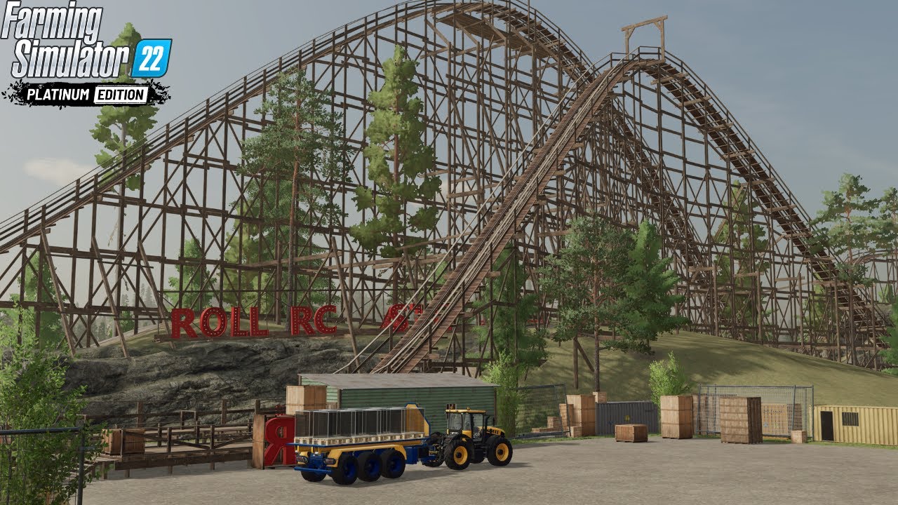 🔴LIVE: FINISHING THE ROLLERCOASTER | Farming Simulator 22 Multiplayer ...