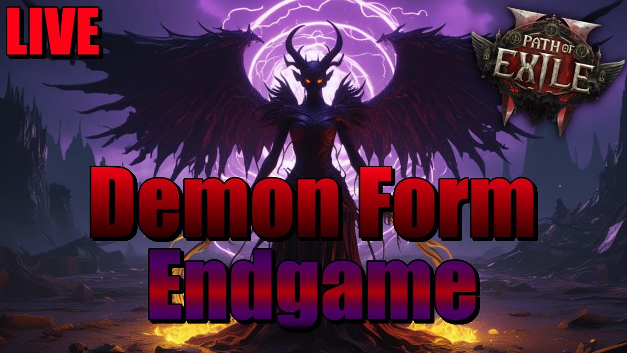 [Path of Exile 2] Demon Form Infernalist Endgame | Day 8 - YouTube