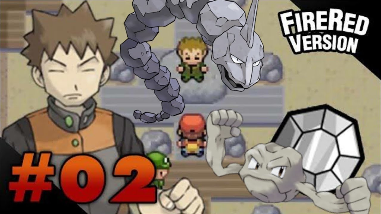 Pokémon Fire Red #02 - Ginásio Do Brock - YouTube