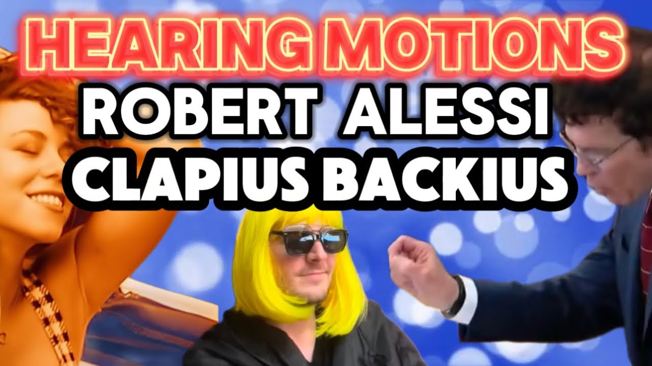 HEARING MOTIONS: ROBERT ALESSI USES AN OLD LATIN COURTROOM TACTIC - YouTube