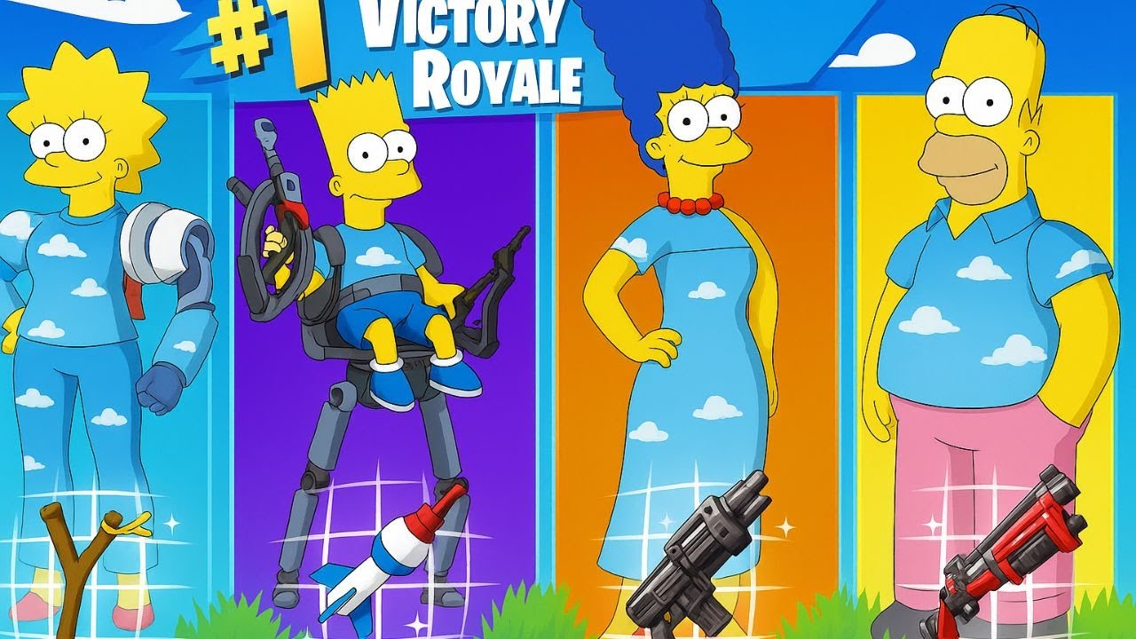 The *RANDOM* SIMPSONS SUPER STYLES SKINS Challenge! - YouTube