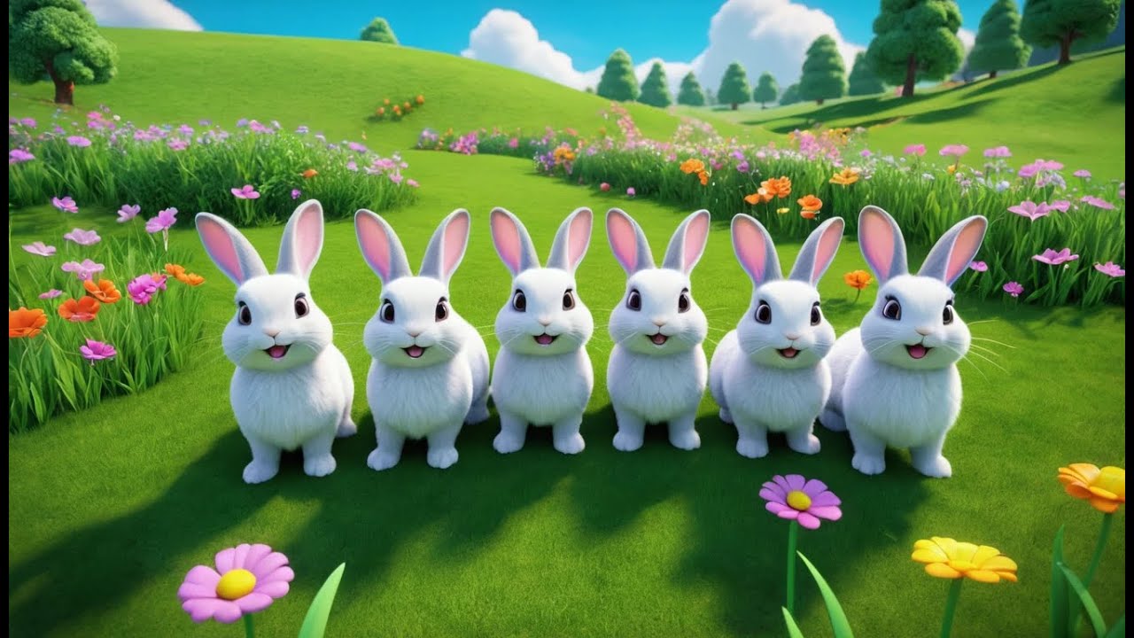 The Bunnies Go Hopping | Fun Bunny Song for Kids | Springtime Dance ...