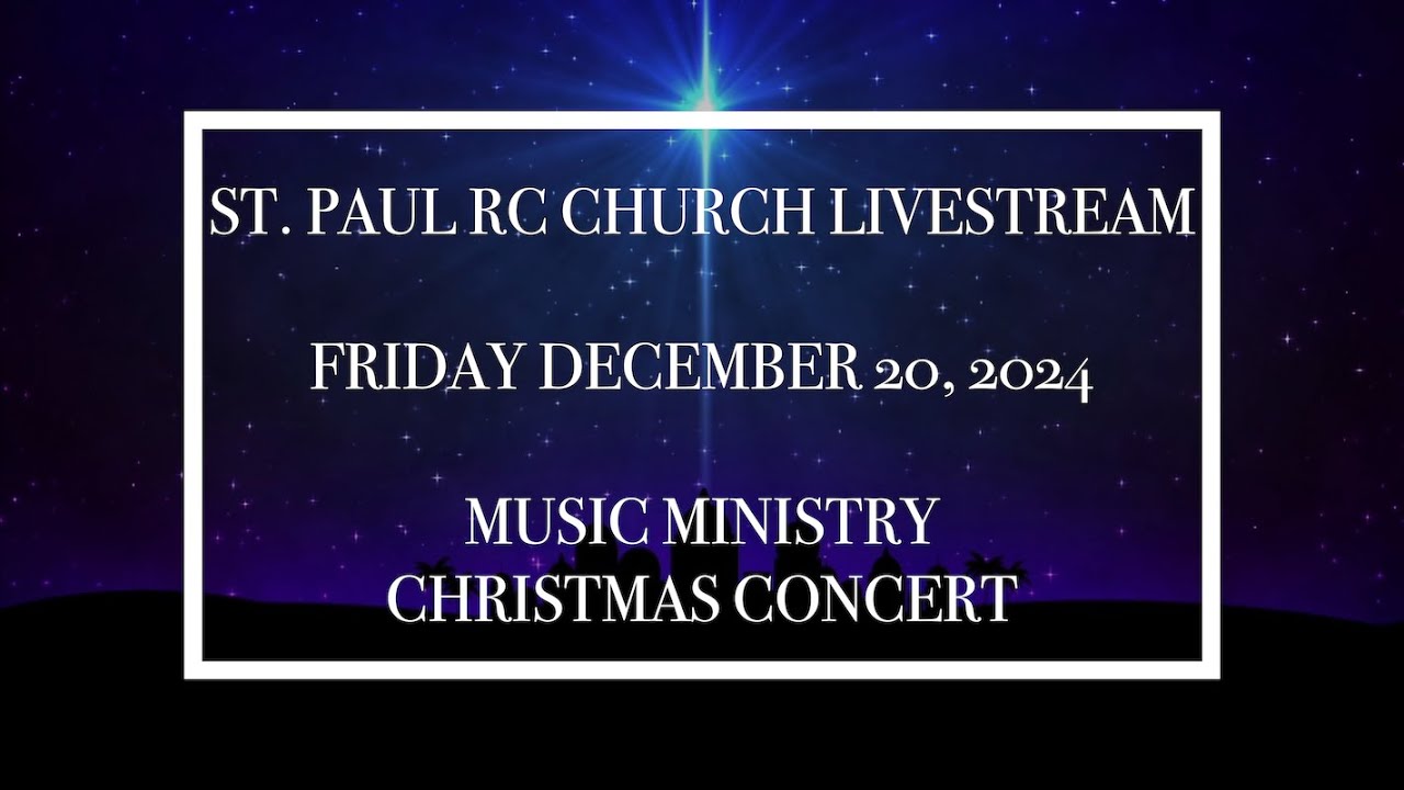 Music Ministry Christmas Concert | December 20, 2024 - YouTube
