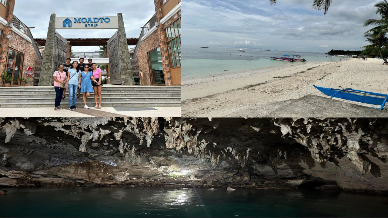 Bohol Day Tour Part3 : Hinagdanan Cave l Moadto Strip Mall l Alona ...