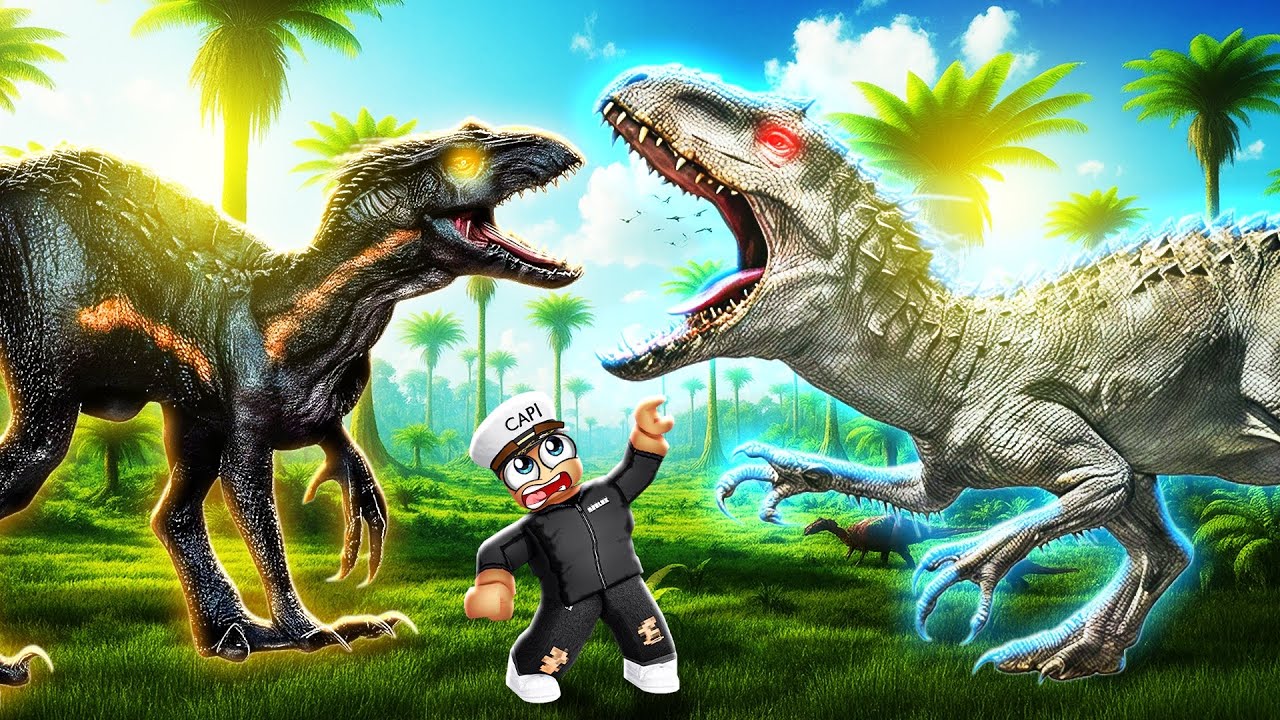 INDORAPTOR vs INDOMINUS REX in PRIMAL PURSUIT - YouTube