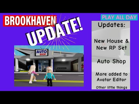 ⚠️ BROOKHAVEN UPDATE! AUTO SHOP! NEW HOUSES! NEW CRIMINAL LAIR ...