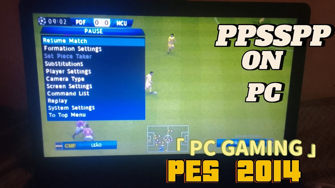 PES 2014 on pc but it's PPSSPP 🚨🇺🇲😂 - YouTube