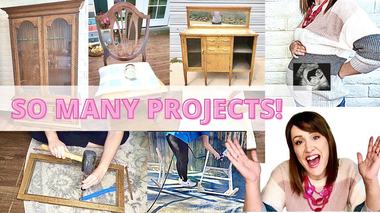 3 Furniture Flip Projects for Profit to Pay Off Debt PLUS Baby Gender ...