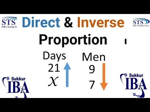 Ratio Direct And Inverse Proportion, Direct And Inverse Word Problem ...