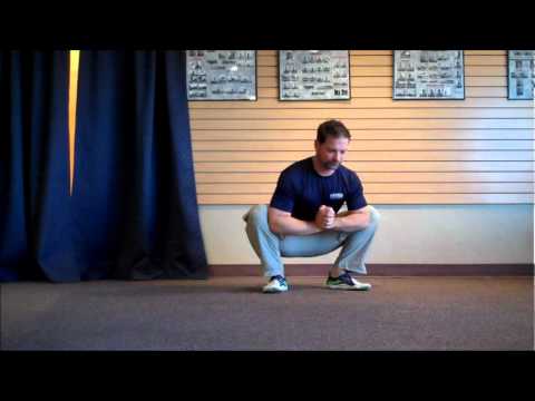 Frog Sit or Third World Squat Golf Stretch - YouTube