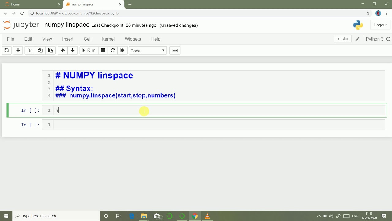 Linspace Functions In Machine Learning Machine Learning Tutorial 11 Youtube