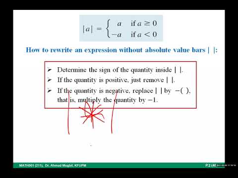MATH001 P.2 (7) Absolute Value - YouTube