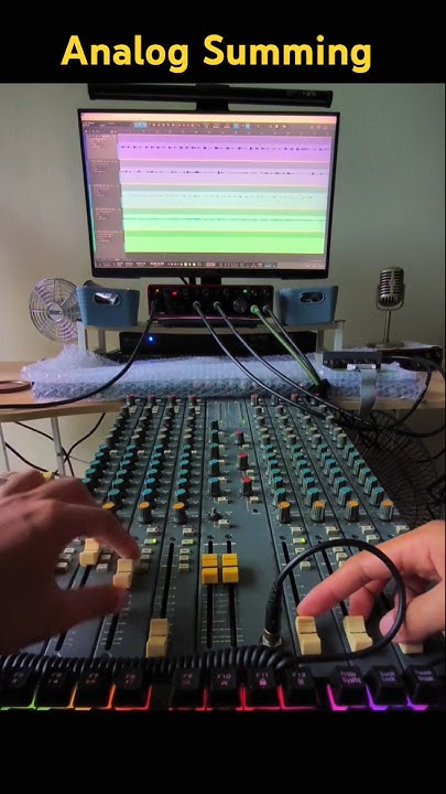 Analog Summing Mixing EP.2 By Jirapat Studio #producer #mixing #summing #analog #console # ...