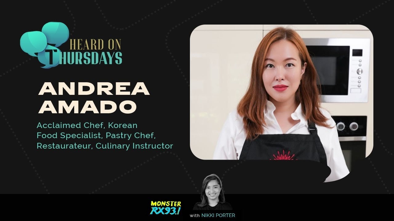 Heard On Thursdays: Chef, Restauranteur, Food Specialist Andrea Amado ...